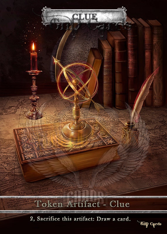3x Clue 3 Custom Altered Tokens - Etsy
