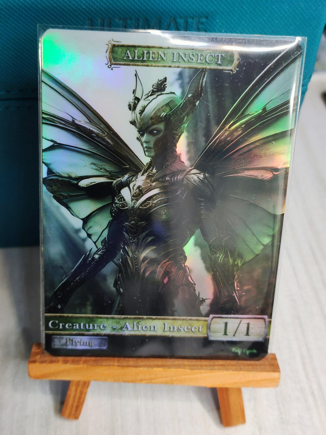 1x Alien Insect 2 foil Laminated Custom Altered Token - Etsy