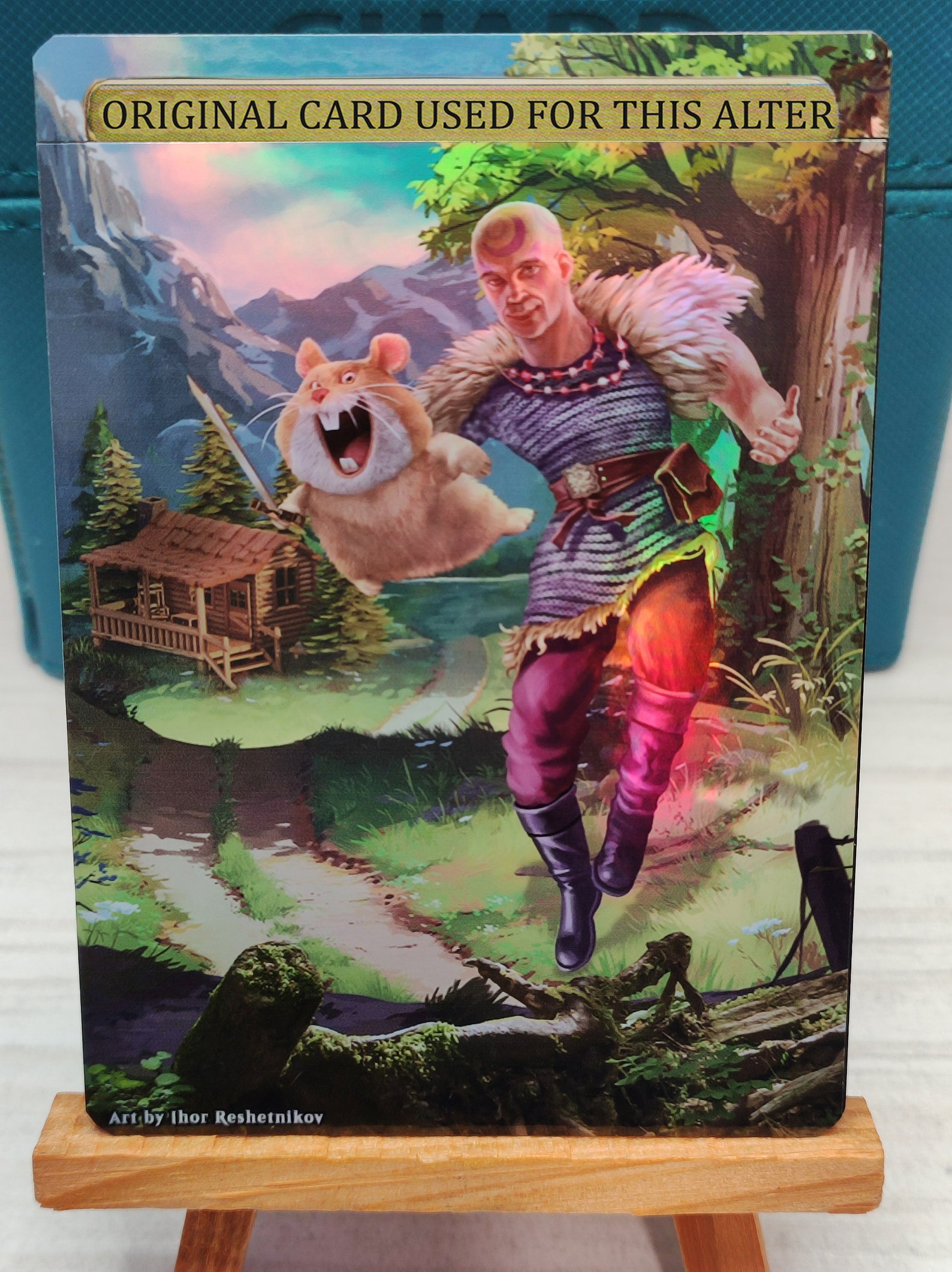 1x Foil Altered Art Minsc and Boo Timeless Heroes MTG - Etsy