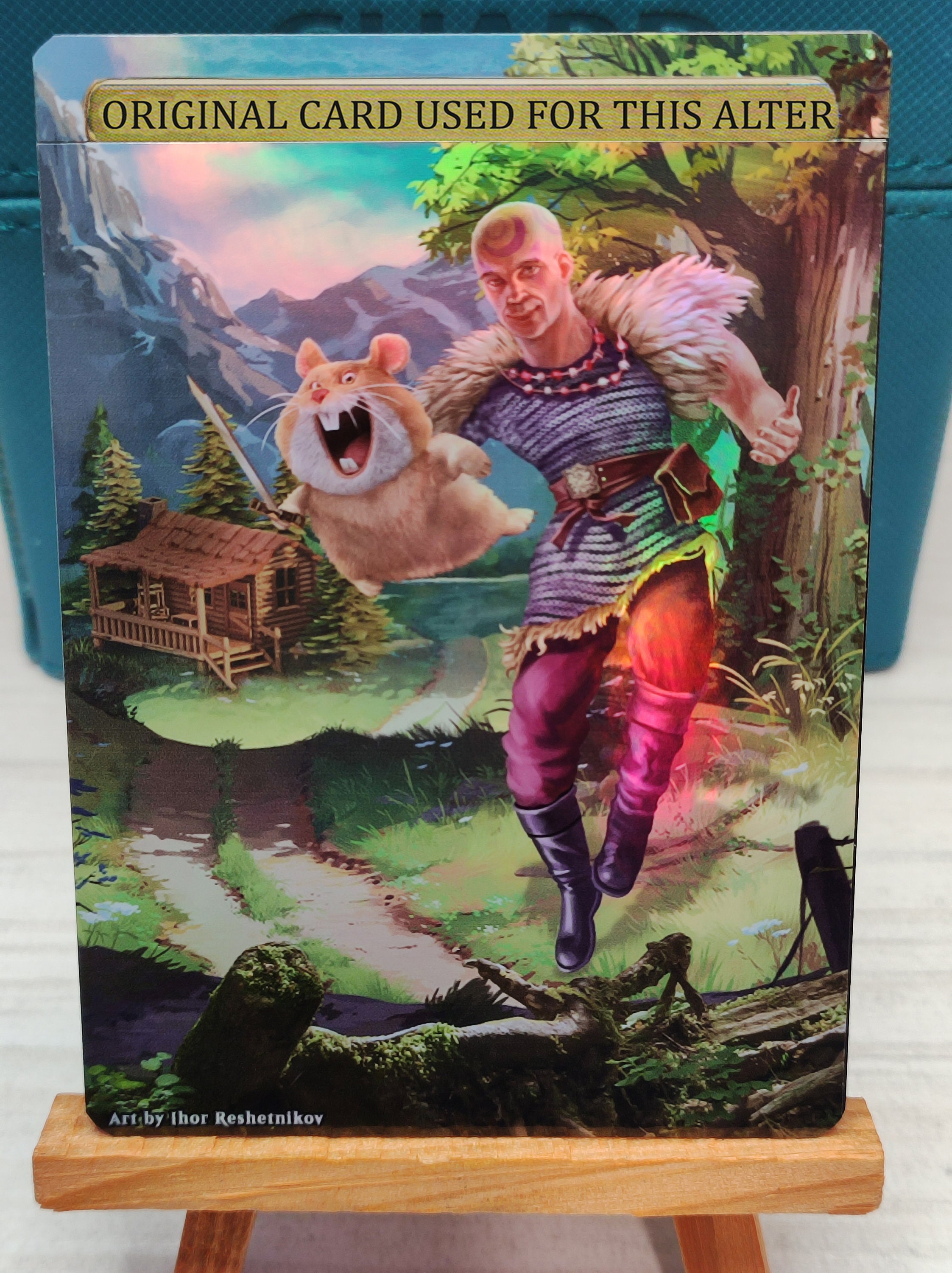 1x Foil Altered Art Minsc and Boo Timeless Heroes MTG - Etsy