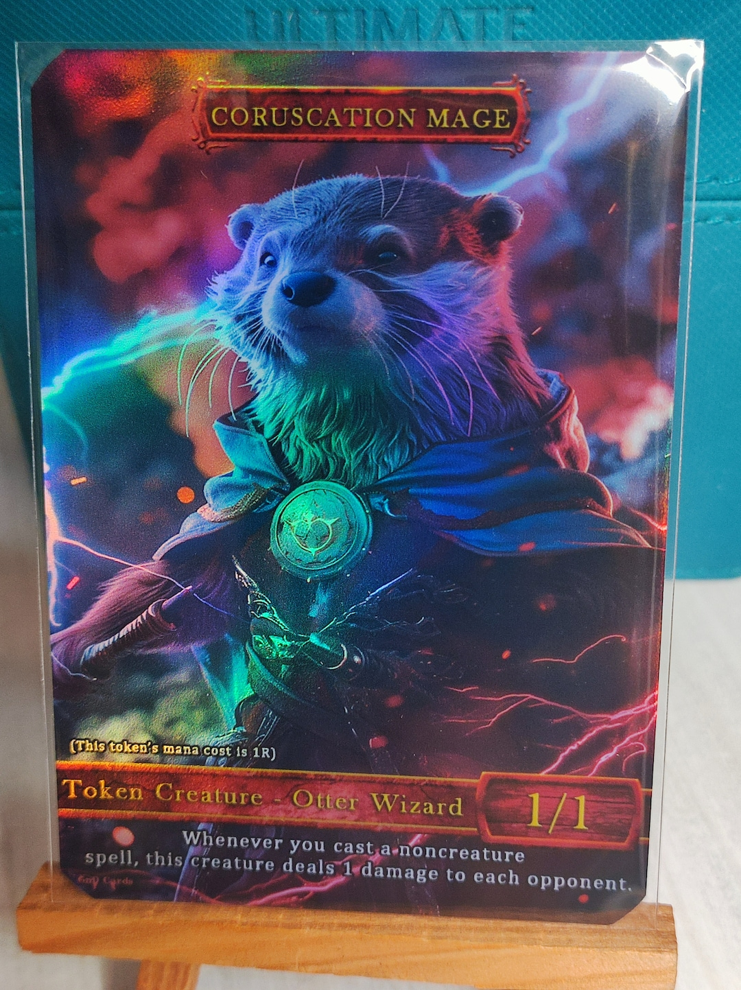 1x *foil* Coruscation Mage Custom Altered Token - Etsy