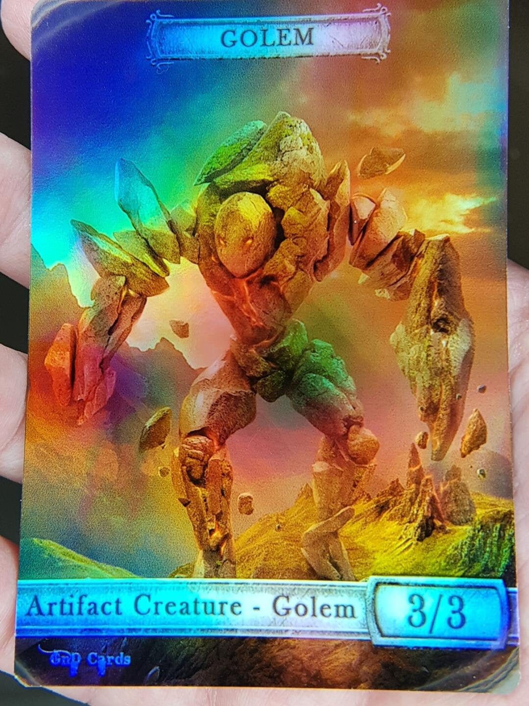 1x *foil* Golem #1 Custom Altered Token - Etsy