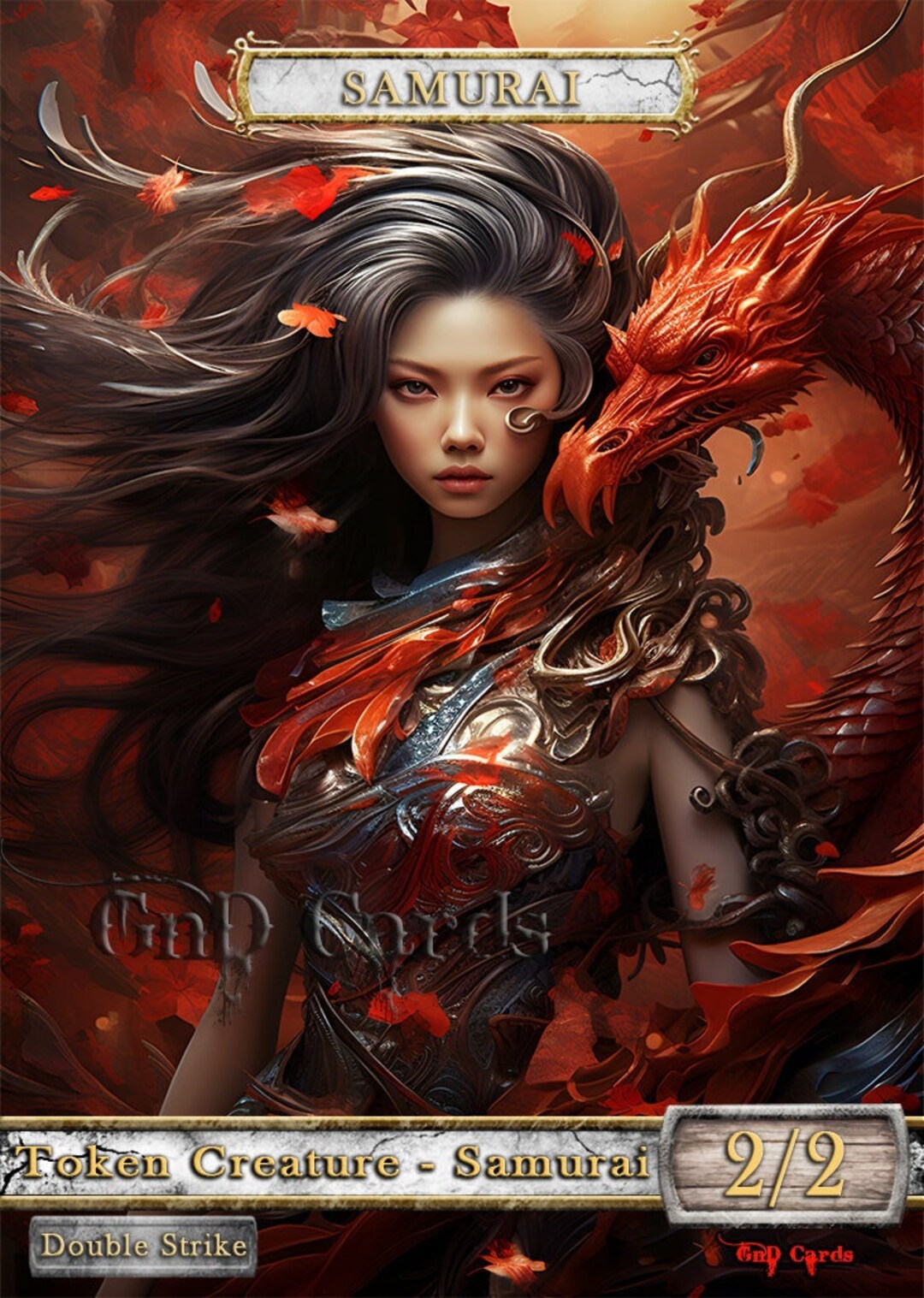 Samurai #6 TCG Token Custom Altered - Etsy