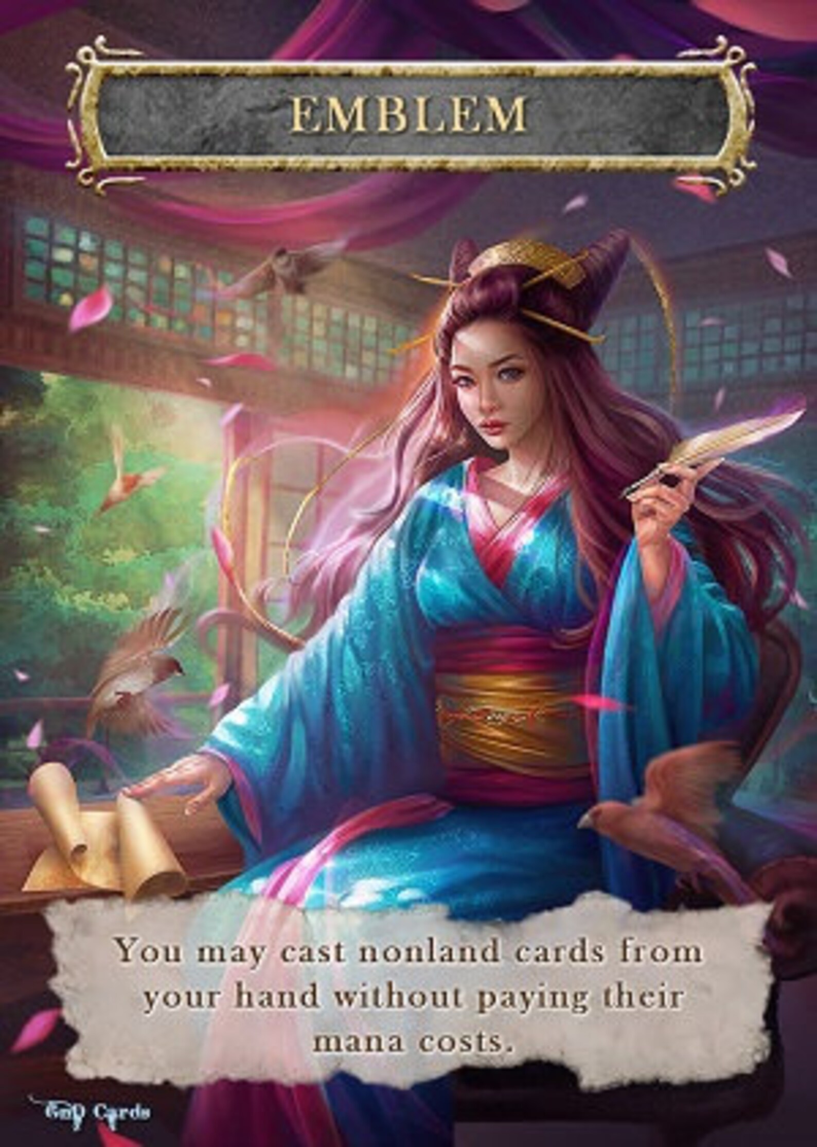 1x Tamiyo Field Researcher Emblem Custom Altered | Etsy