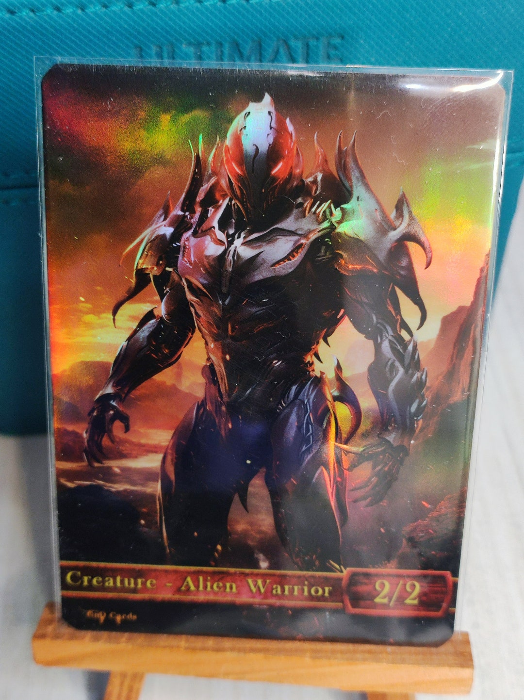 1x Alien Warrior 2 foil Laminated Custom Altered Token - Etsy