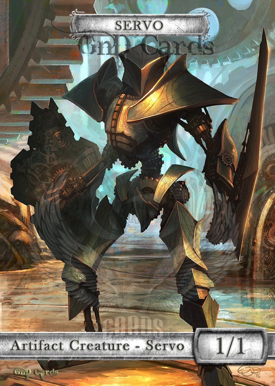 Servo #3 TCG Token Custom Altered - Etsy