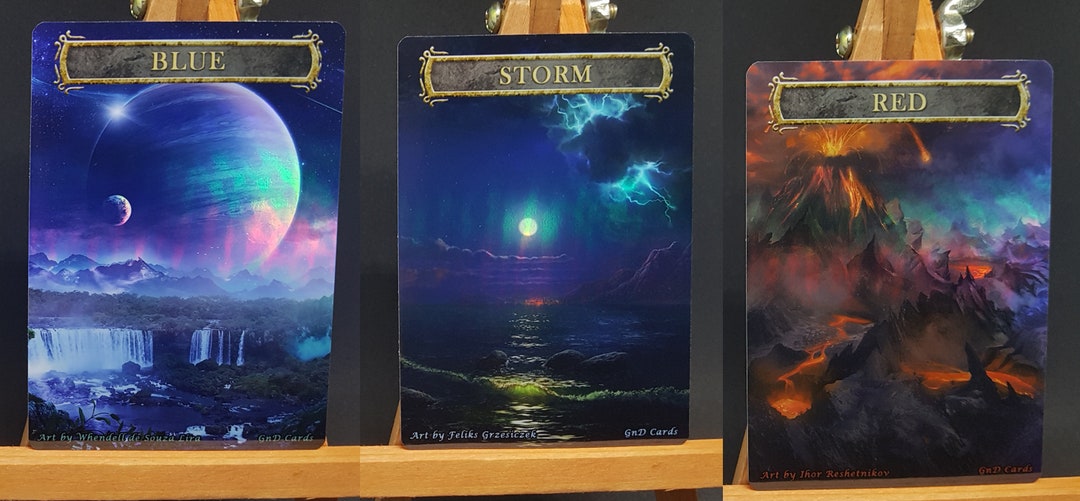 Basic Pack of Storm-mana Counters #1 *FOIL LAMINATED* - Etsy