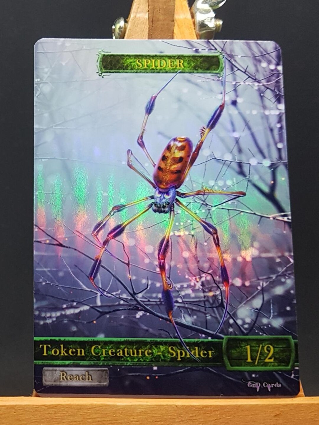 1x Spider #4 *FOIL LAMINATED* Custom Altered Token - Etsy