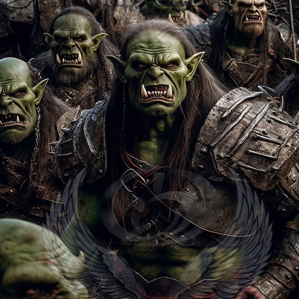 Orc Army Token - Etsy