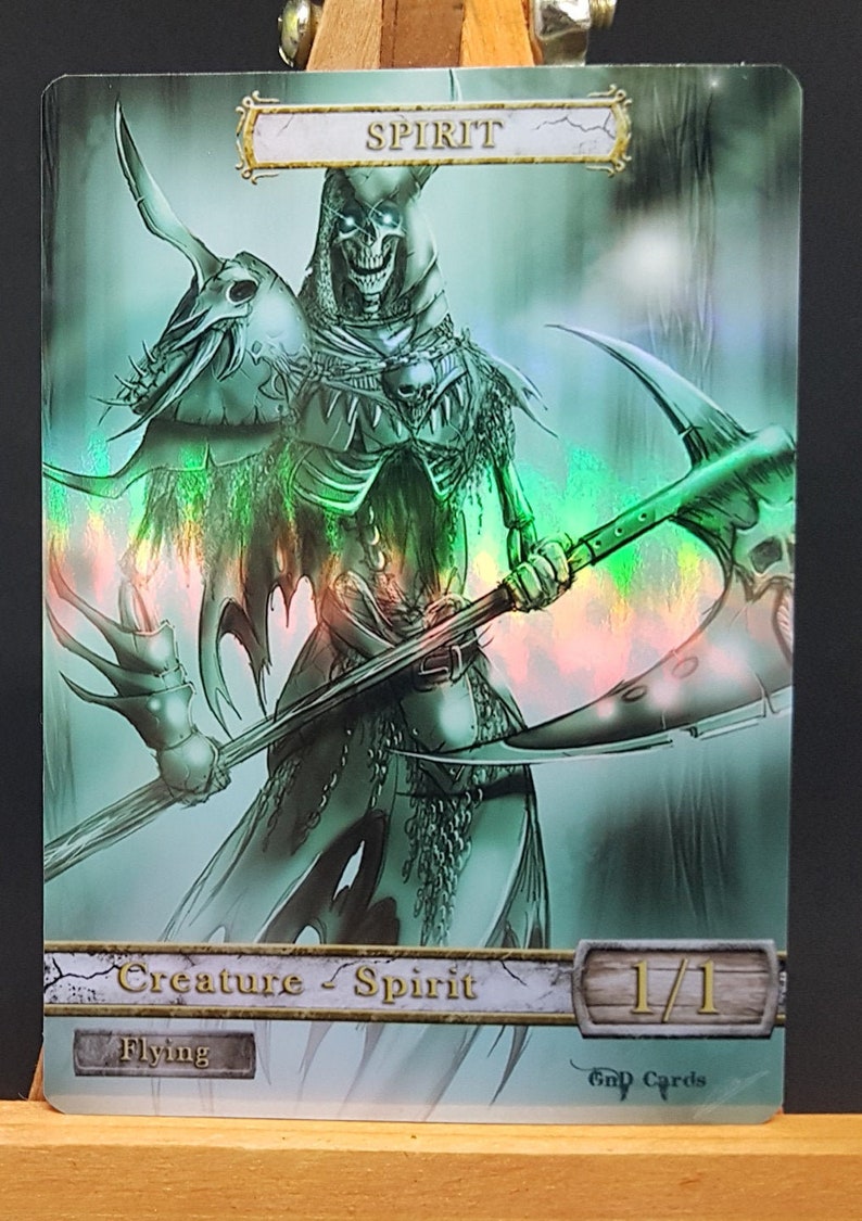 1x Spirit 1 FOIL LAMINATED Custom Altered Token - Etsy