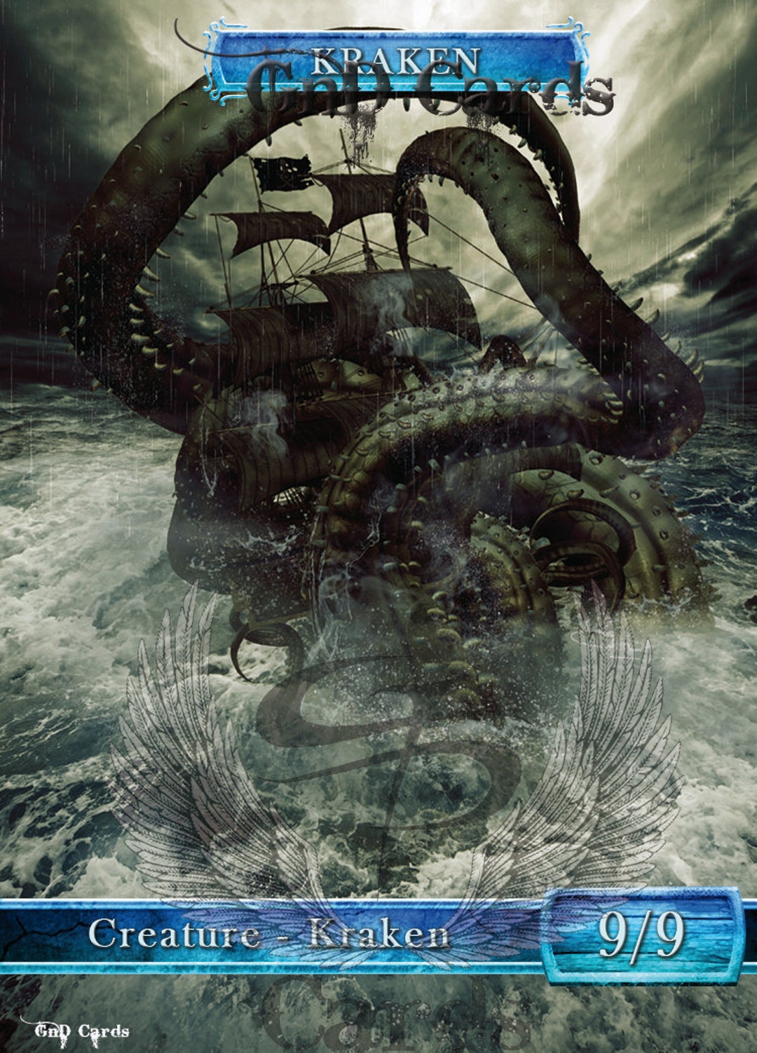 Kraken #3 TCG Token Custom Altered - Etsy