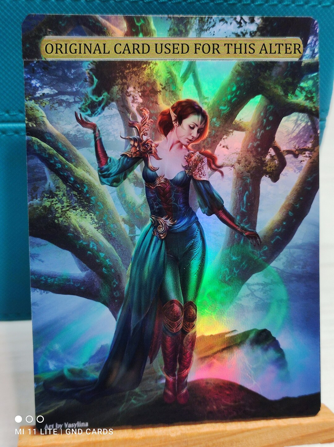 1x Foil Altered Art Titania, Protector of Argorth V2 (non-foil Into ...