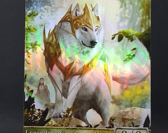 Wolf Token Custom Altered MTG Magic the Gathering Fantasy - Etsy