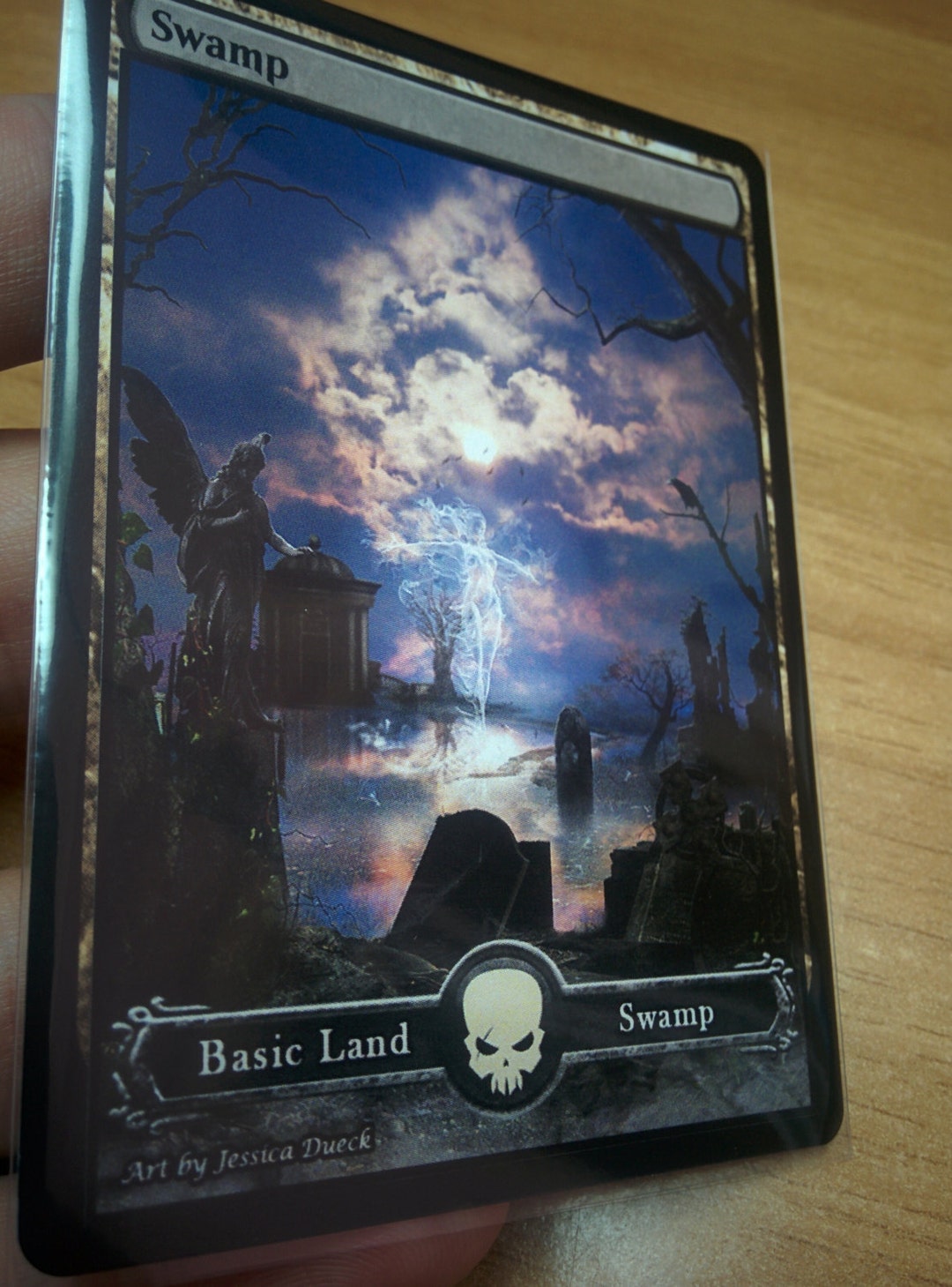 1x Swamp 8 Extended S-type Full Art Custom Altered Basic Land MTG - Etsy