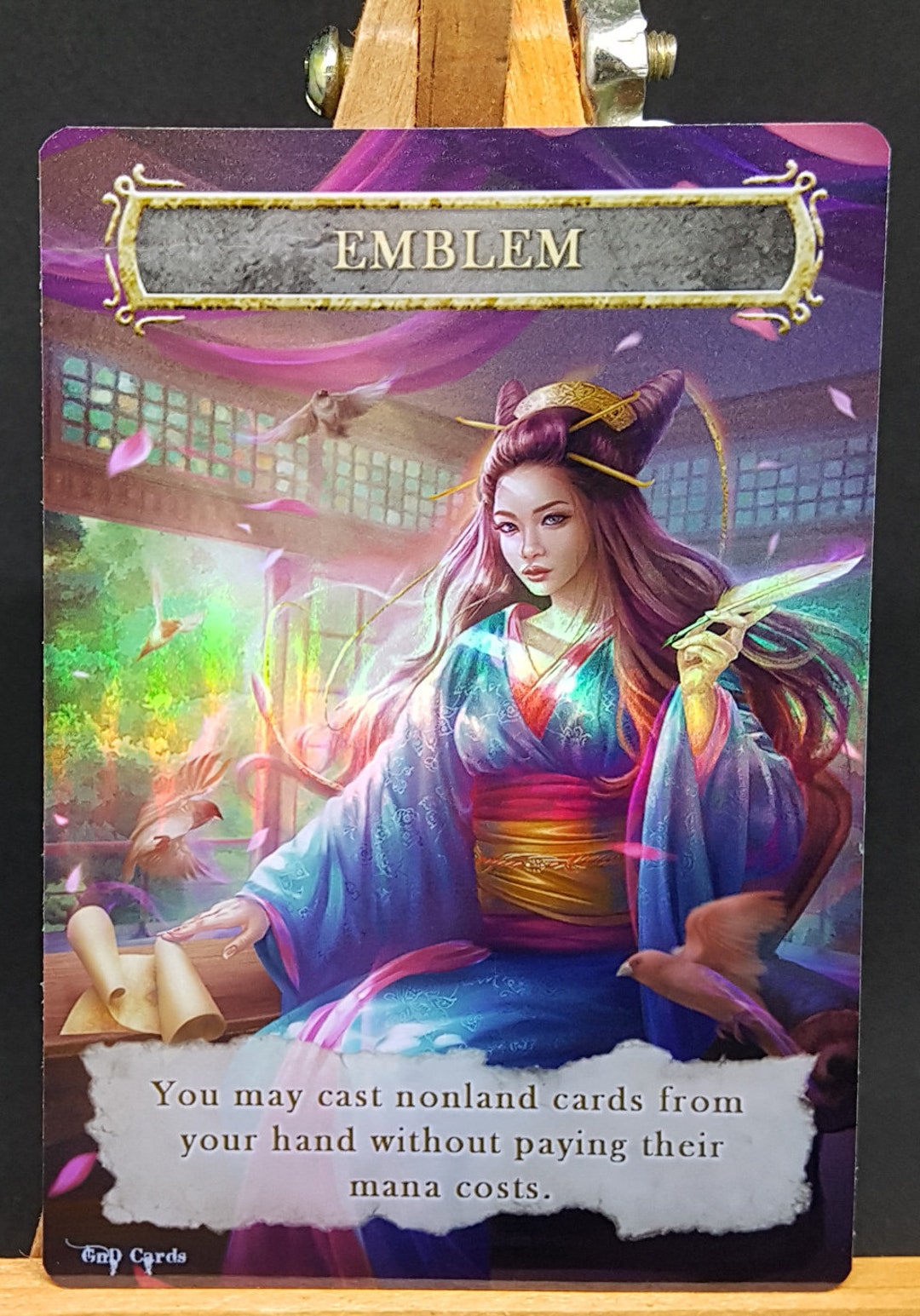 1x *foil* Tamiyo Field Researcher Emblem Custom Altered - Etsy