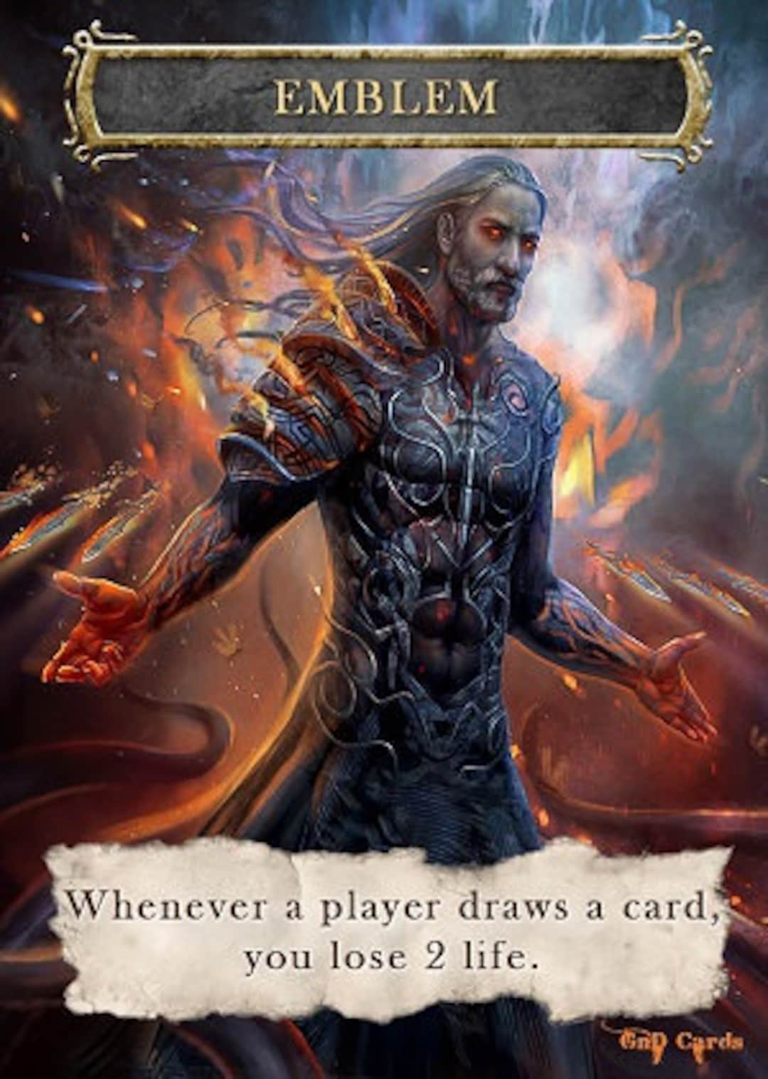 1x Ob Nixilis Reignited Emblem Custom Altered - Etsy