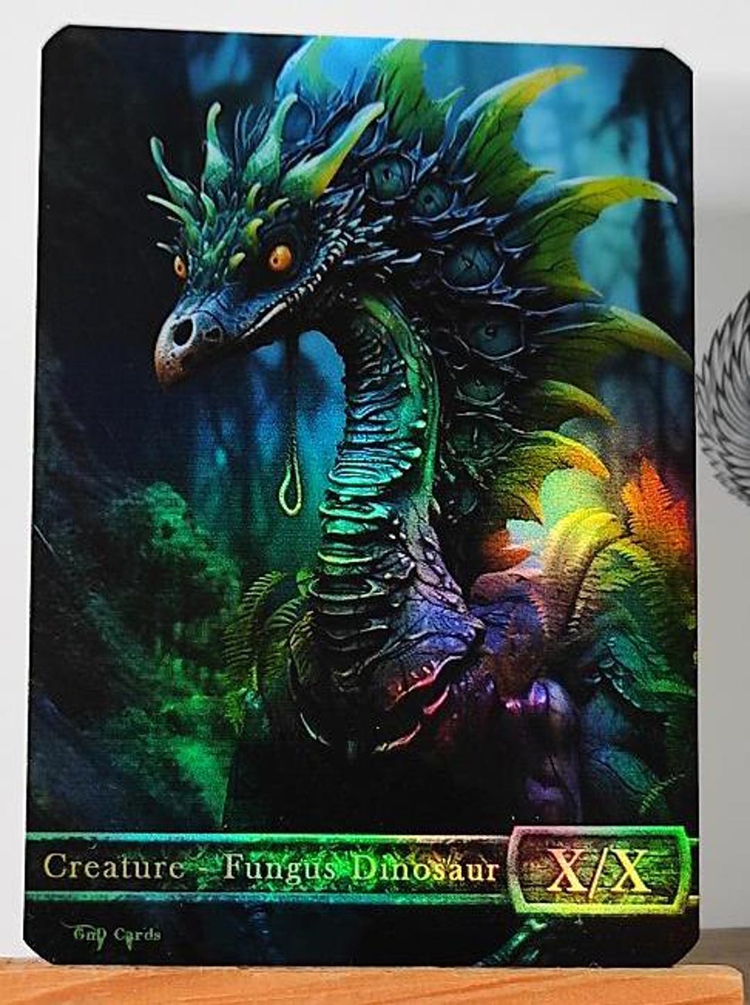 1x Fungus Dinosaur *foil Laminated* TCG Custom Altered Token - Etsy