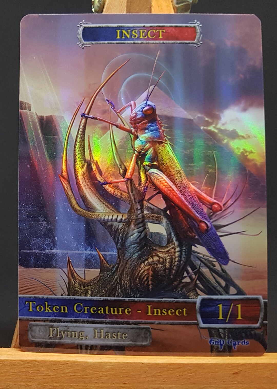 1x Insect #5 *FOIL LAMINATED* Custom Altered Token - Etsy