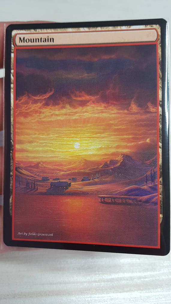 Card Games 1x Forest #3.1 Extended Textless Full Art Custom Altered ...