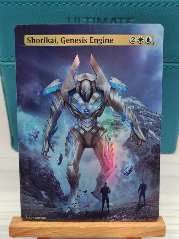 1x Foil Altered Art Shorikai Genesis Engine MTG - Etsy