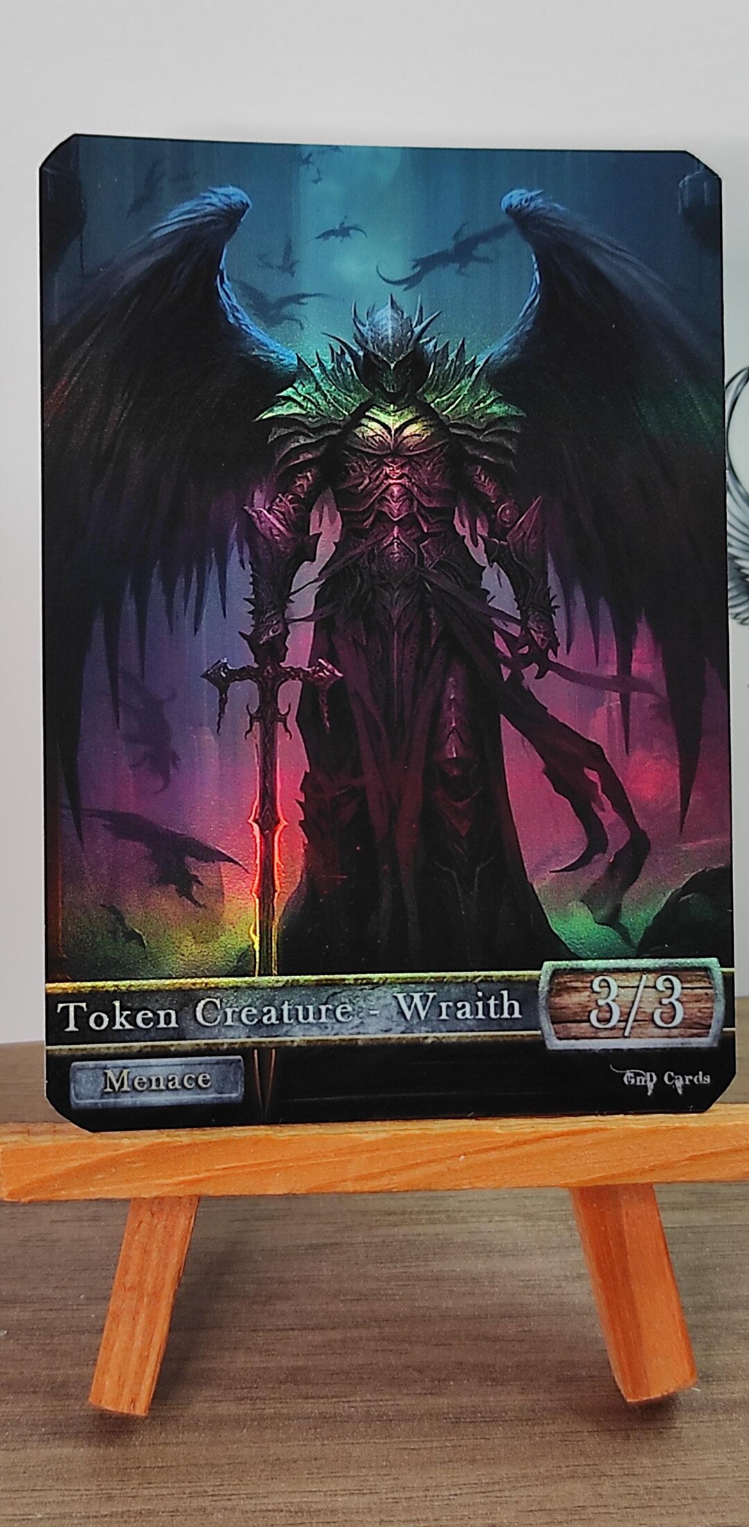 1x Wraith #3 *FOIL LAMINATED* Custom Altered Token - Etsy