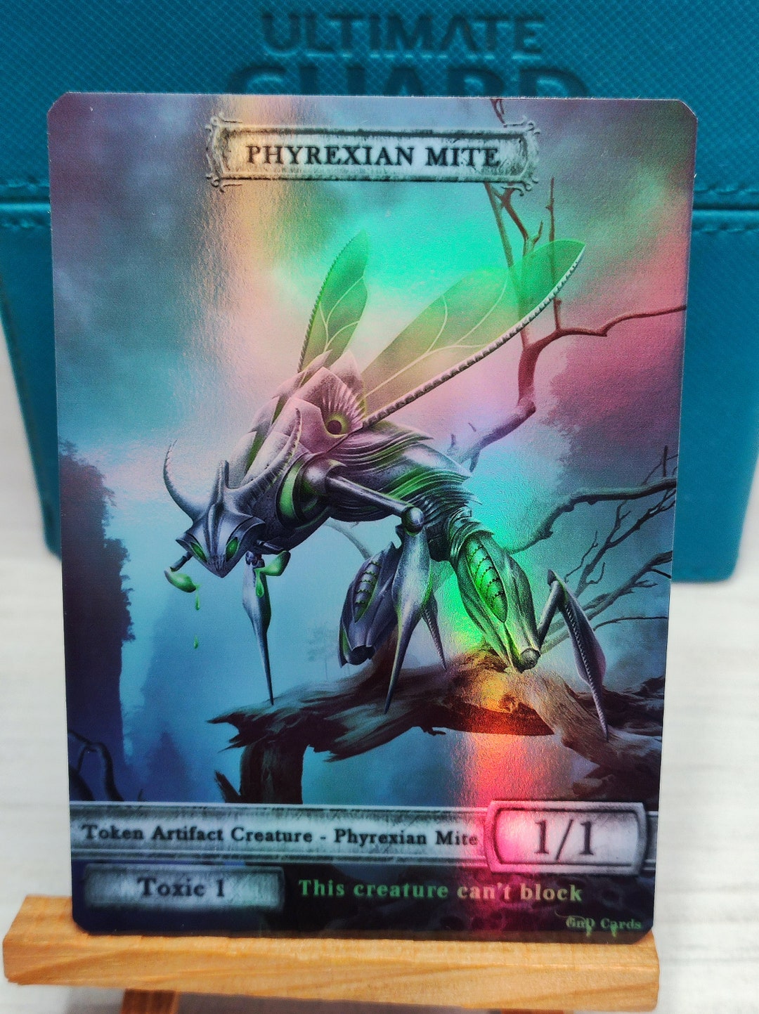 1x Phyrexian Mite #1 *FOIL LAMINATED* Custom Altered Token - Etsy