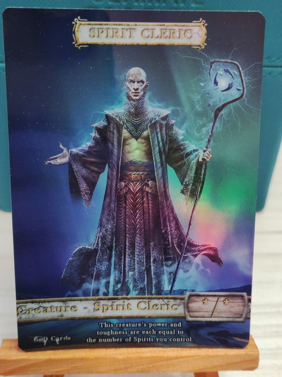 1x Spirit Cleric 2 FOIL LAMINATED Custom Altered Token - Etsy