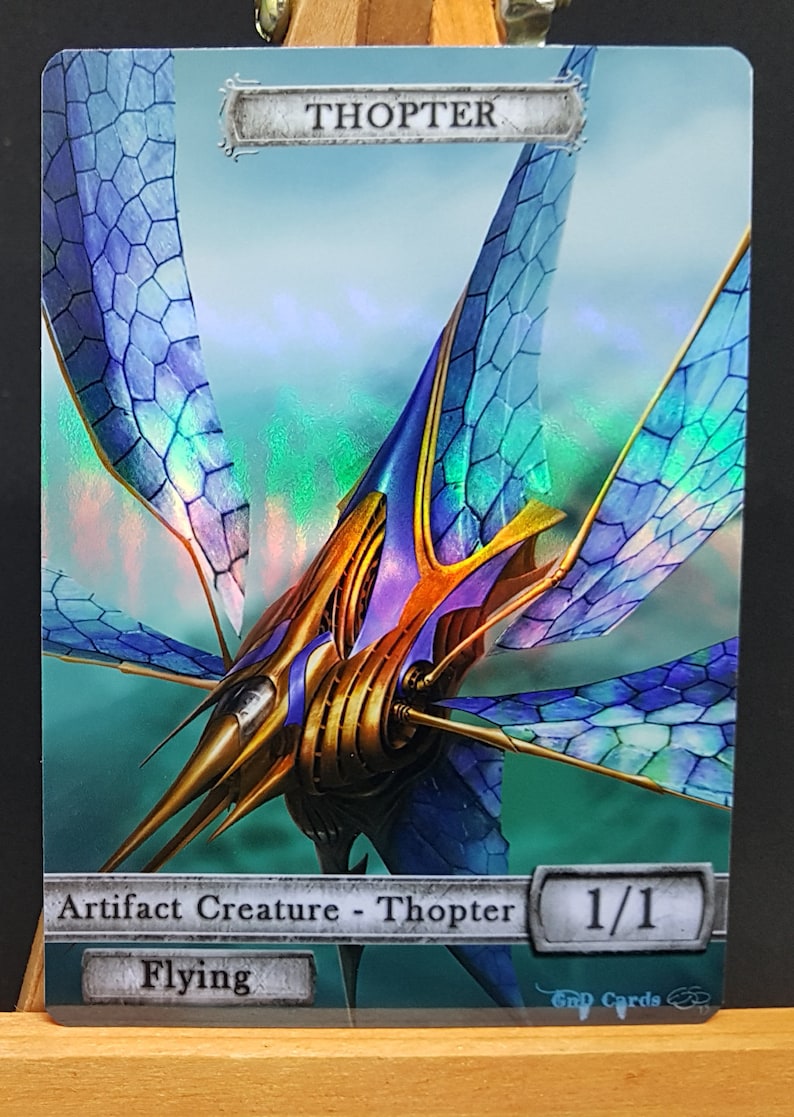 1x Thopter 3 FOIL LAMINATED Custom Altered Token - Etsy