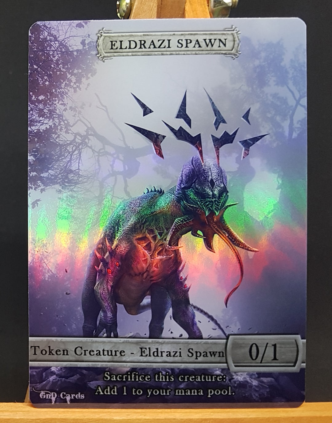 1x Eldrazi Spawn #3 *FOIL LAMINATED* Custom Altered Token - Etsy