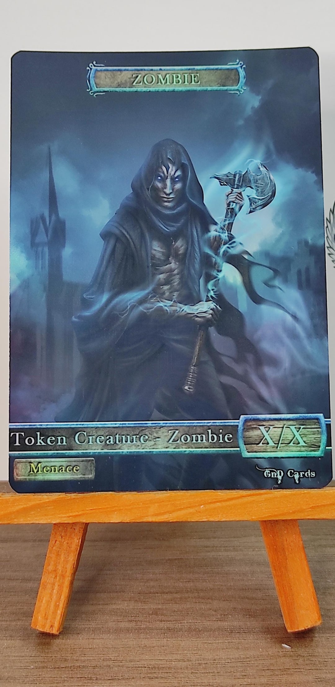 1x Zombie #19 *FOIL LAMINATED* Custom Altered Token - Etsy
