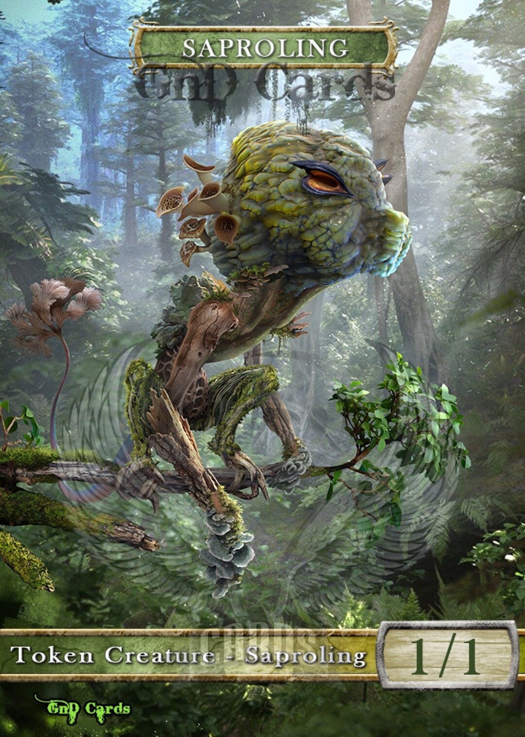 Saproling #3 TCG Token Custom Altered - Etsy