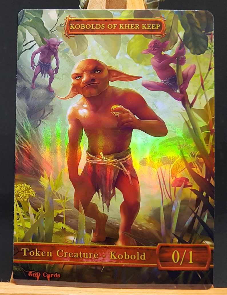 1x Kobold 1 FOIL LAMINATED Custom Altered Token - Etsy