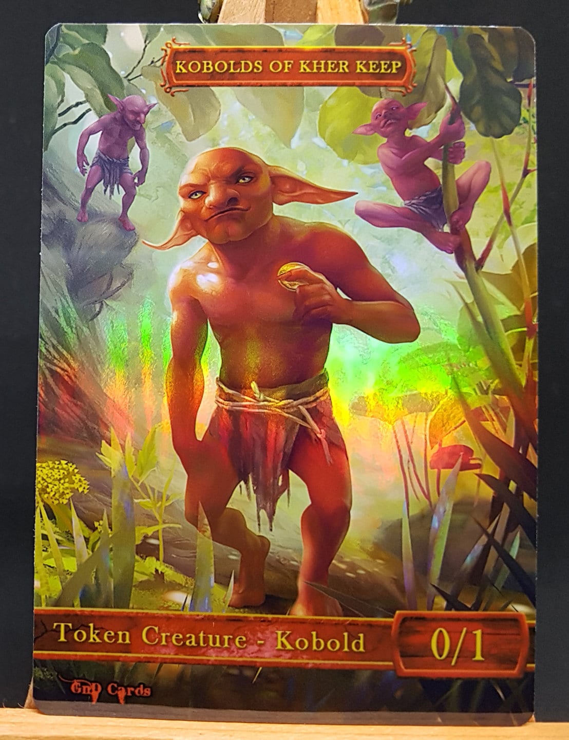 1x Kobold 1 FOIL LAMINATED Custom Altered Token | Etsy