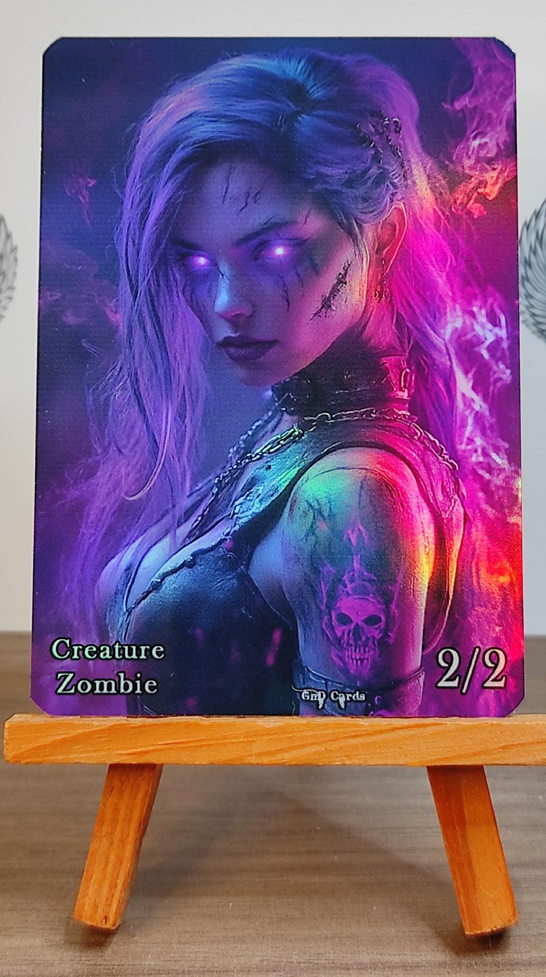 1x Zombie #29 *FOIL LAMINATED* Custom Altered Token - Etsy