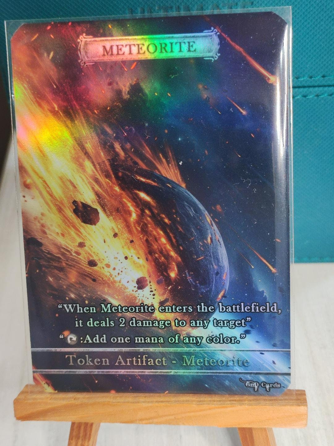 1x Meteorite *FOIL LAMINATED* Custom Altered Token - Etsy