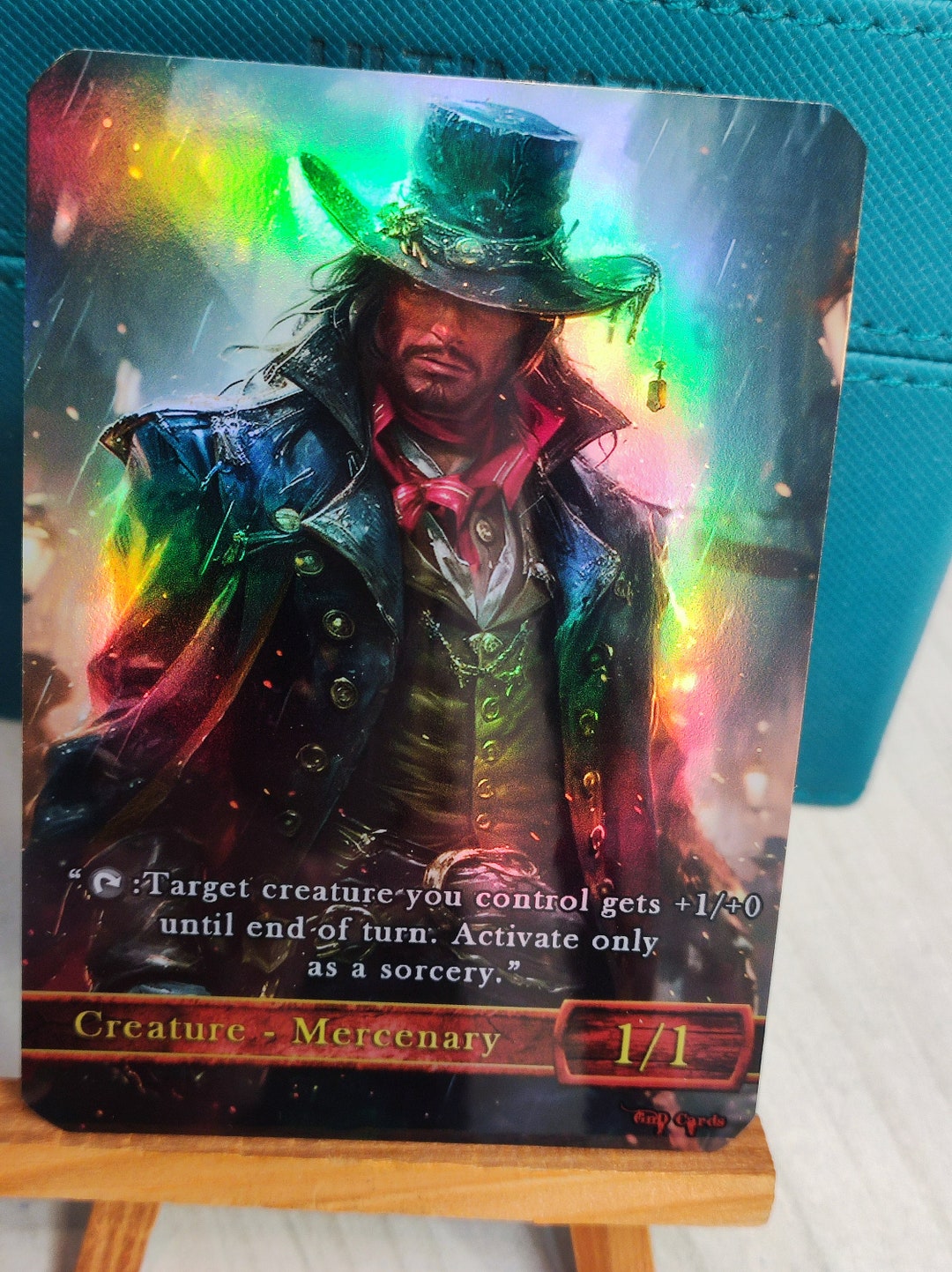 1x Mercenary #1 *FOIL LAMINATED* Custom Altered Token - Etsy