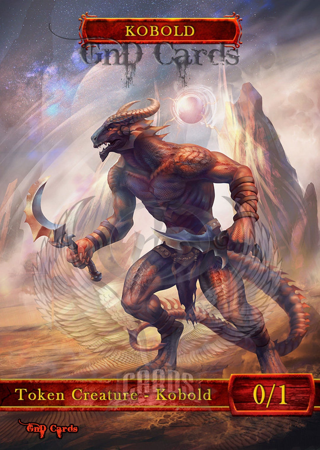 Kobold #2 TCG Token Custom Altered - Etsy
