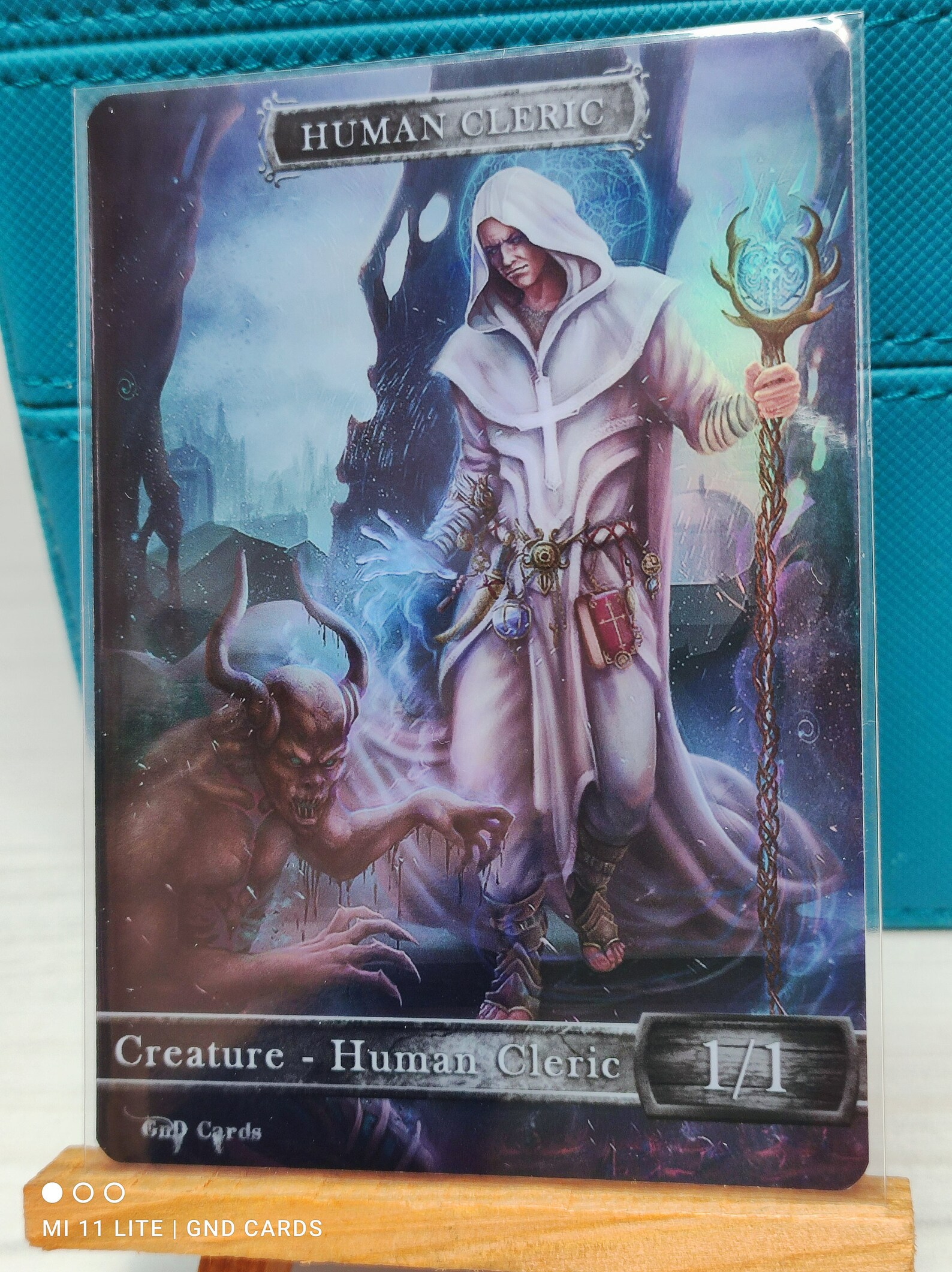 1x *foil* Human Cleric #1 Custom Altered Token - Etsy