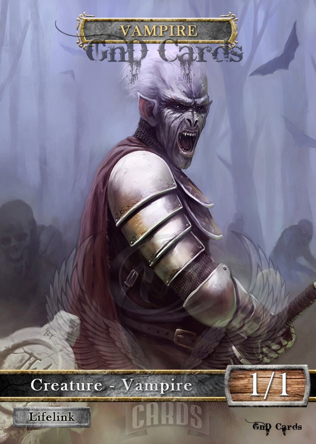 Vampire #10 TCG Token Custom Altered - Etsy