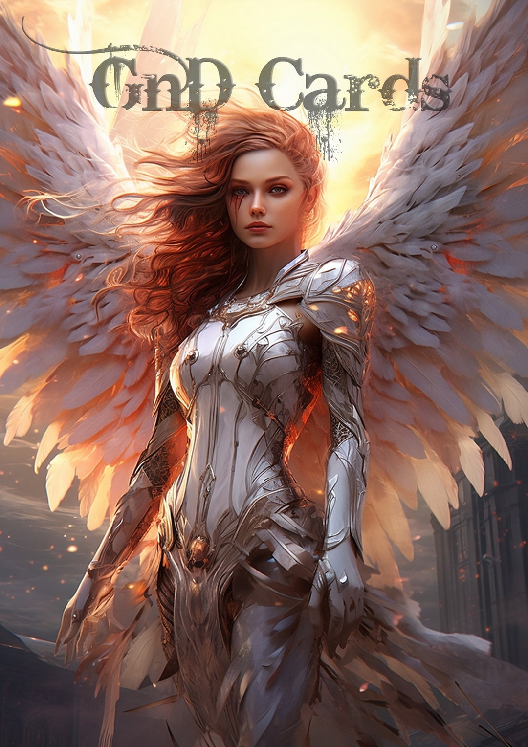 Art Print future Angel A4 Size, Wall Decor, Angel Art, Fantasy Art ...