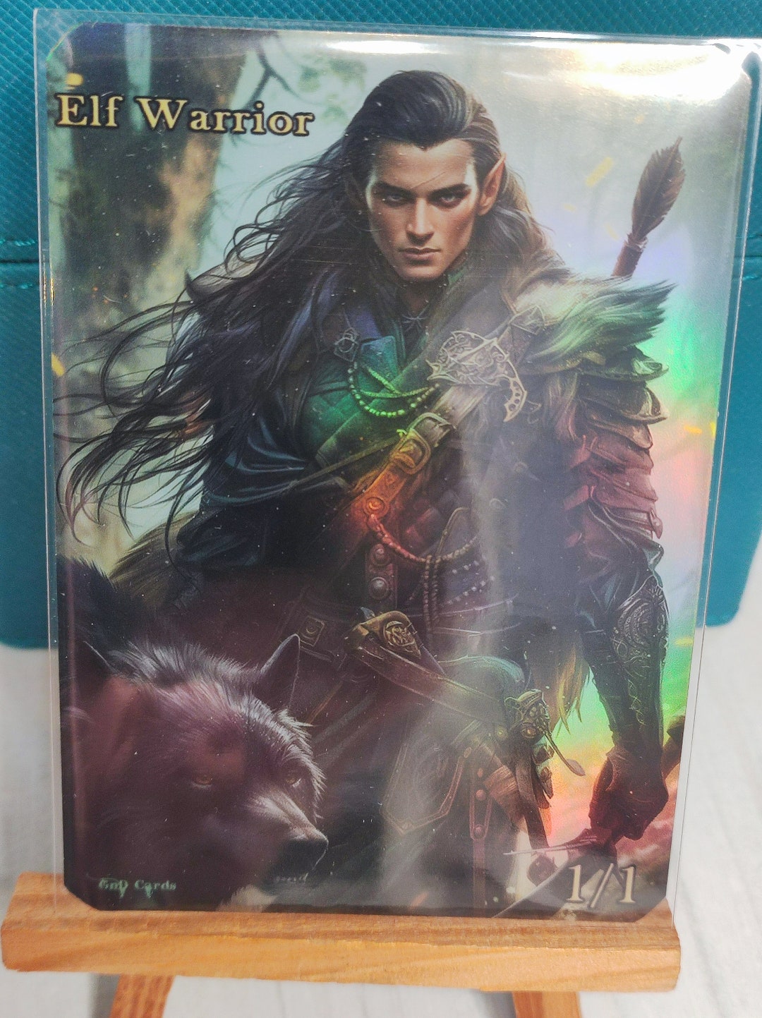 1x Elf Warrior 21 FOIL LAMINATED Custom Altered Token Gnd Cards - Etsy