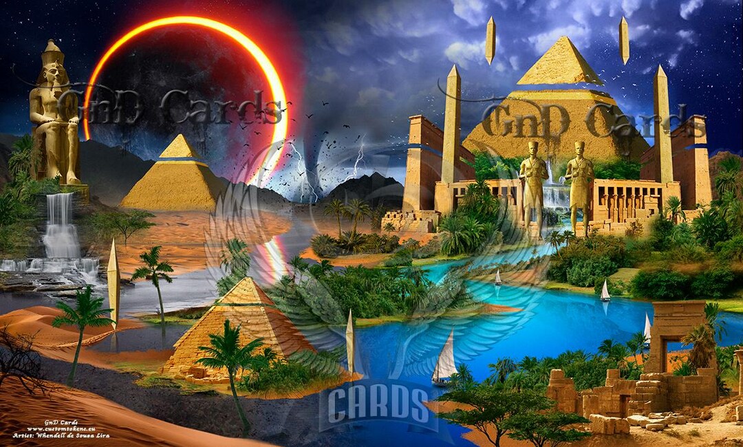 Custom Playmat "egypt" - Etsy