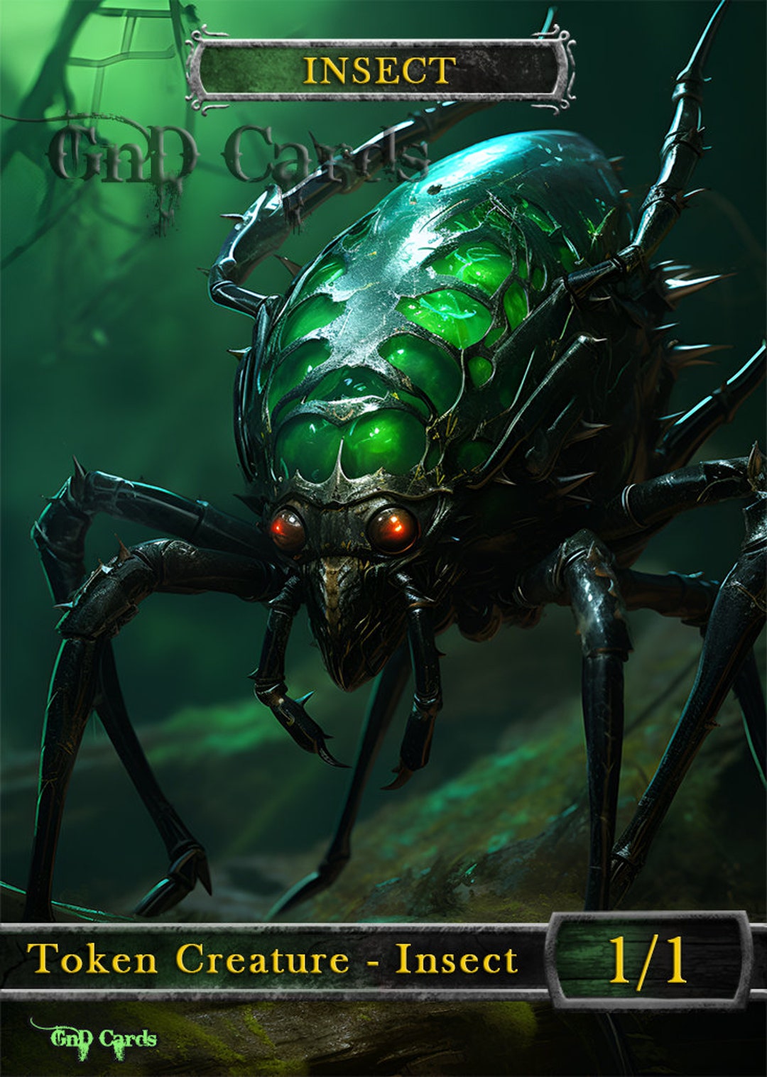 3x Insect 13 BG Custom Altered Tokens - Etsy