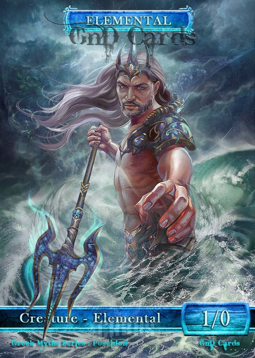 Blue Elemental #5 TCG Token Custom Altered - Etsy