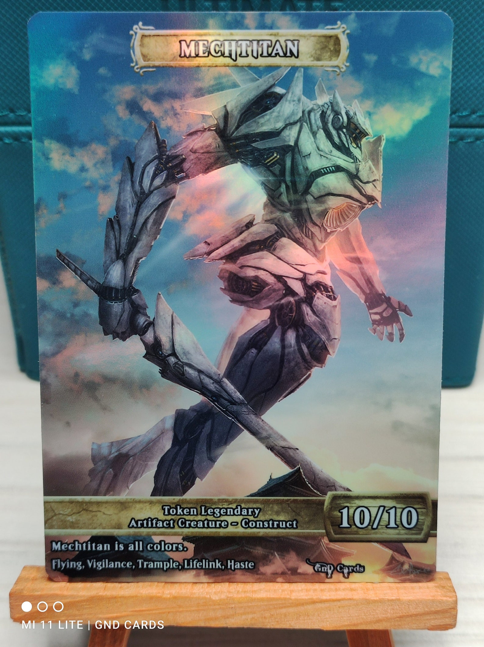 1x Mechtitan 1 FOIL LAMINATED Custom Altered Token Gnd - Etsy