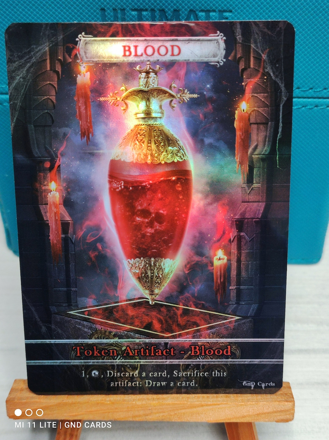 1x Blood Token #2 *FOIL LAMINATED* Custom Altered Token - Etsy