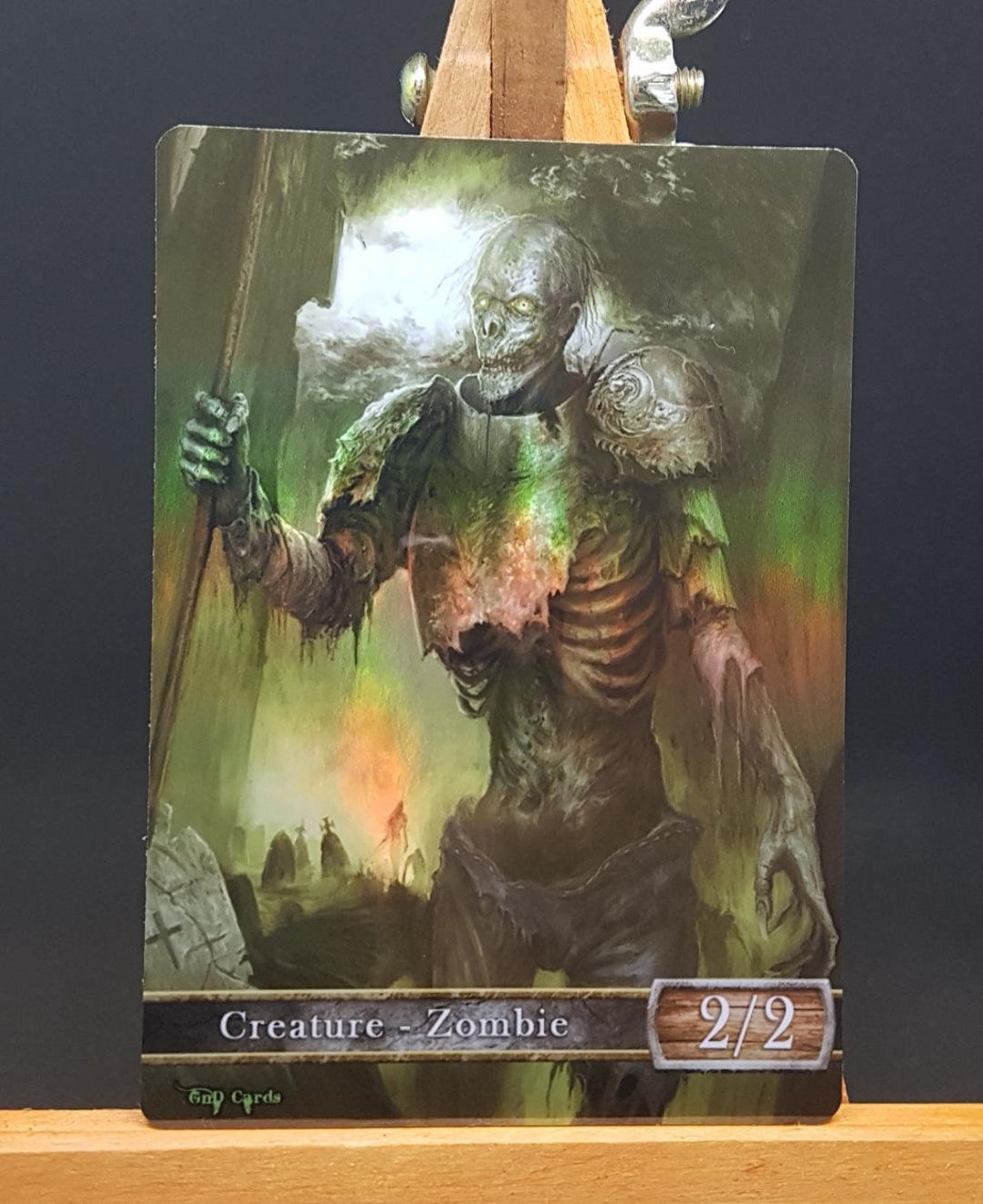 1x Zombie 12 FOIL LAMINATED Custom Altered Token - Etsy
