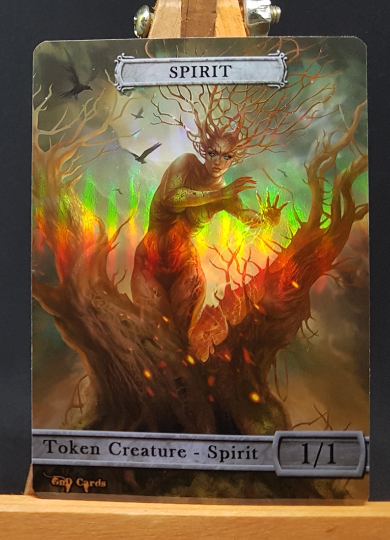 1x Spirit 8 Colorless FOIL LAMINATED Custom Altered Token - Etsy