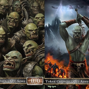 Orc Army Pack Custom Altered Tokens - Etsy