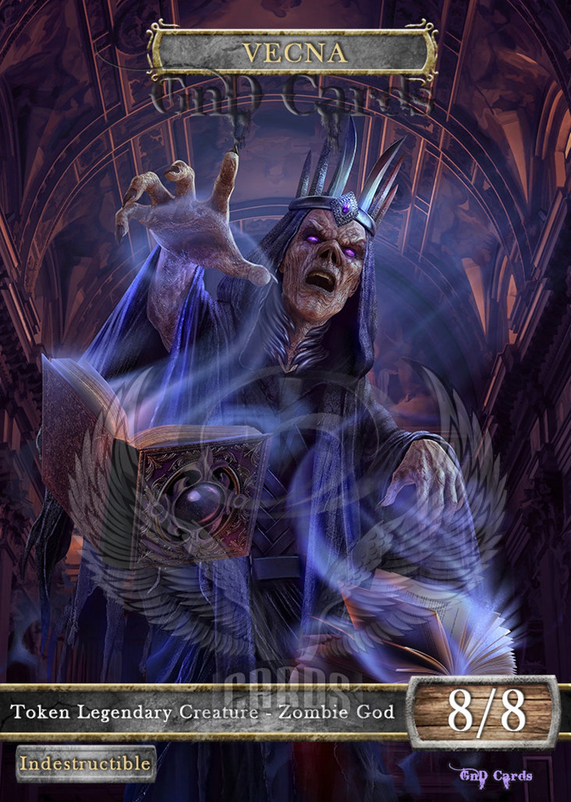 1x Vecna Custom Altered Token Gnd Cards - Etsy